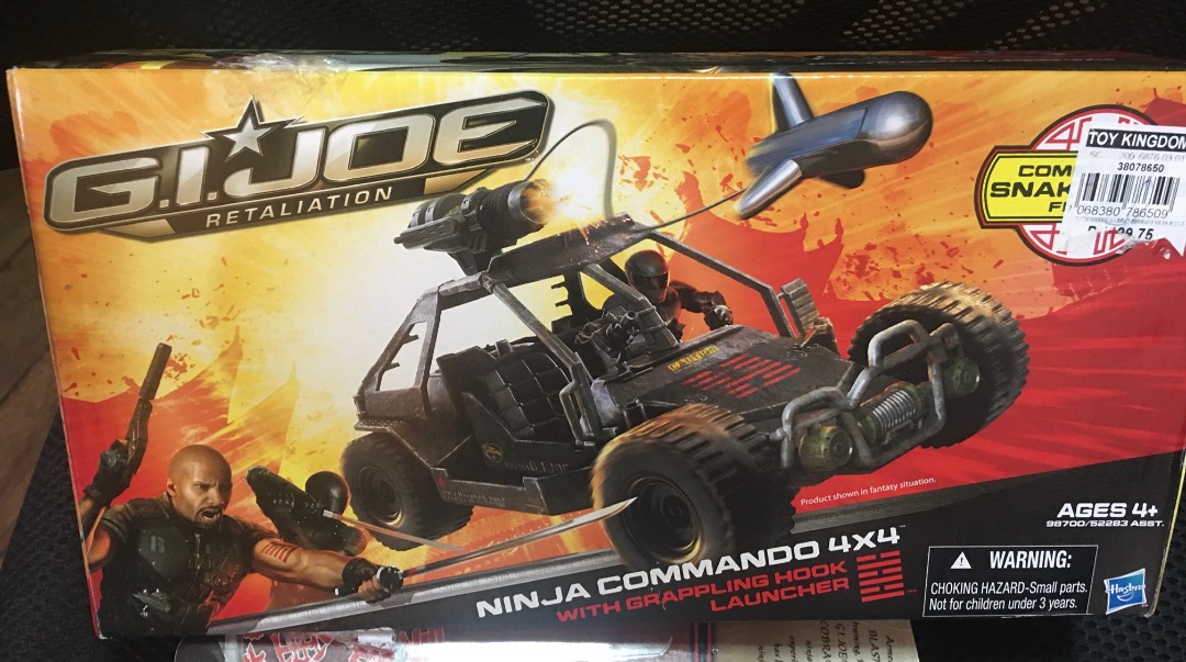 GI Joe Retaliation Ninja Commando 4X4 Vehicle with Action Figure WWE ...