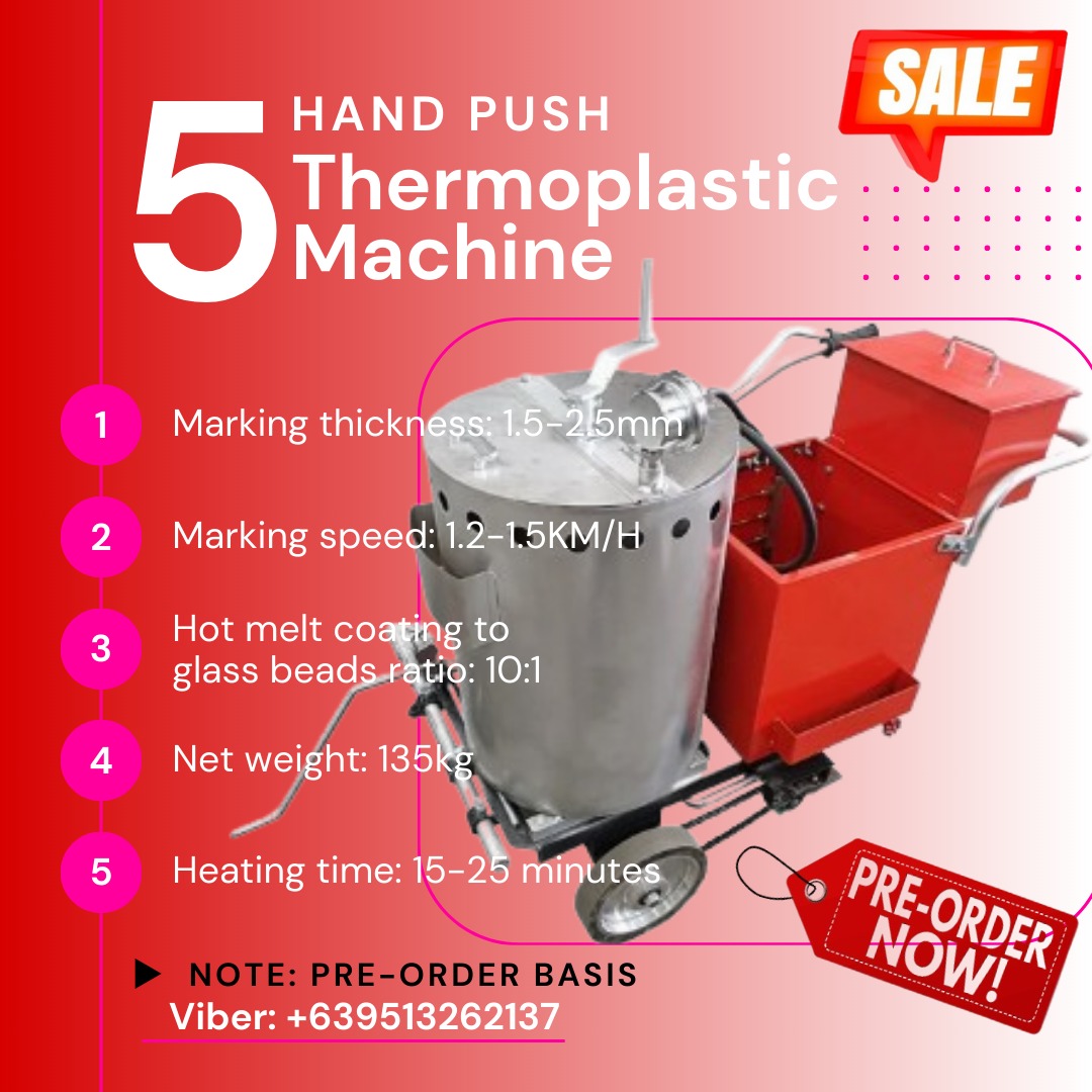 Hand Push Thermoplastic Machine for Road Marking, Commercial ...