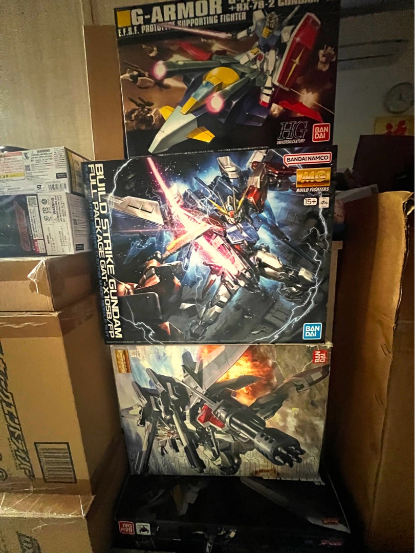 HGUC 050 高達 G戰機 G-amor G-fighter RX-78 MG 突擊高達 IWSP I.W.S.P 創際突擊 創際強襲 build strike gundam 高達模型 ...