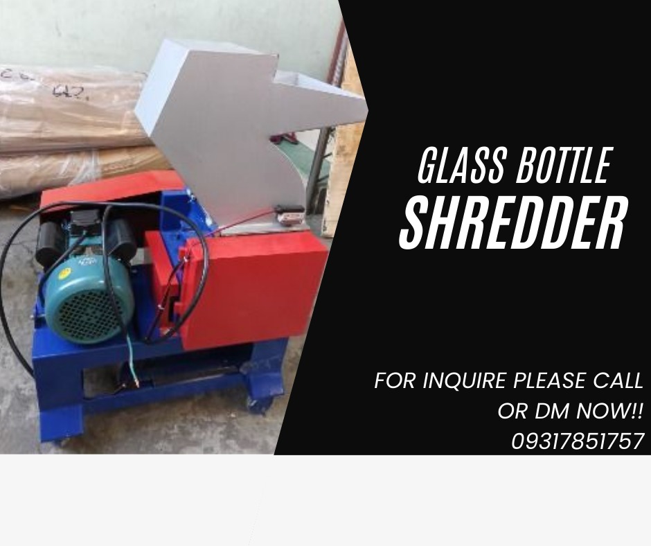 HOME RECYCLING PLASTIC SHREDDER GLASS BOTTLE CRUSHING MACHINE PHP ...