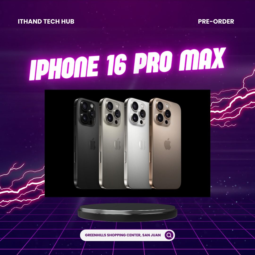iPhone 16 Pro Max 256GB (HK Variant), Mobile Phones & Gadgets, Mobile ...