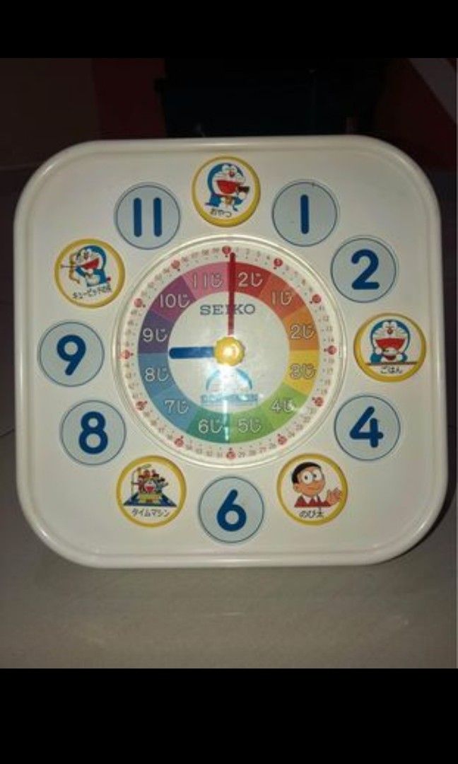 Jam seiko × doraemon, Furniture & Home Living, Home Decor, Clocks on ...