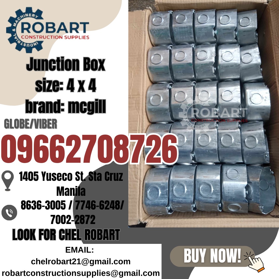 JUNCTION BOX, Commercial & Industrial, Construction Tools & Equipment ...