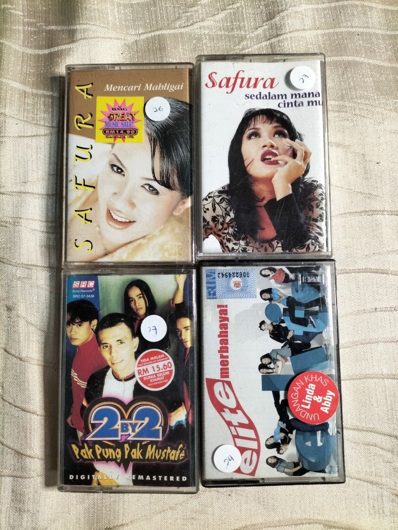 Kaset lama assorted, Hobbies & Toys, Music & Media, CDs & DVDs on Carousell
