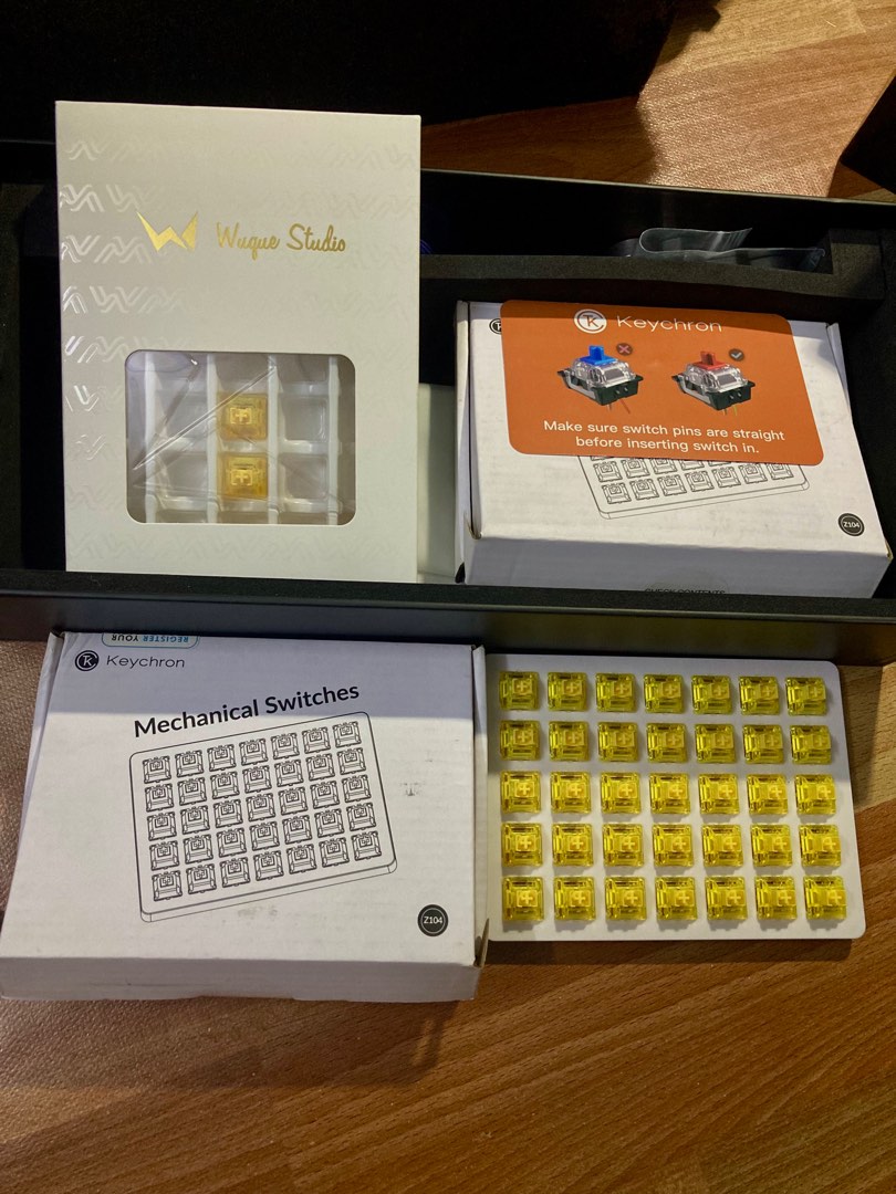 Keychron Gateron yellow ink switch v2, Computers & Tech, Parts ...