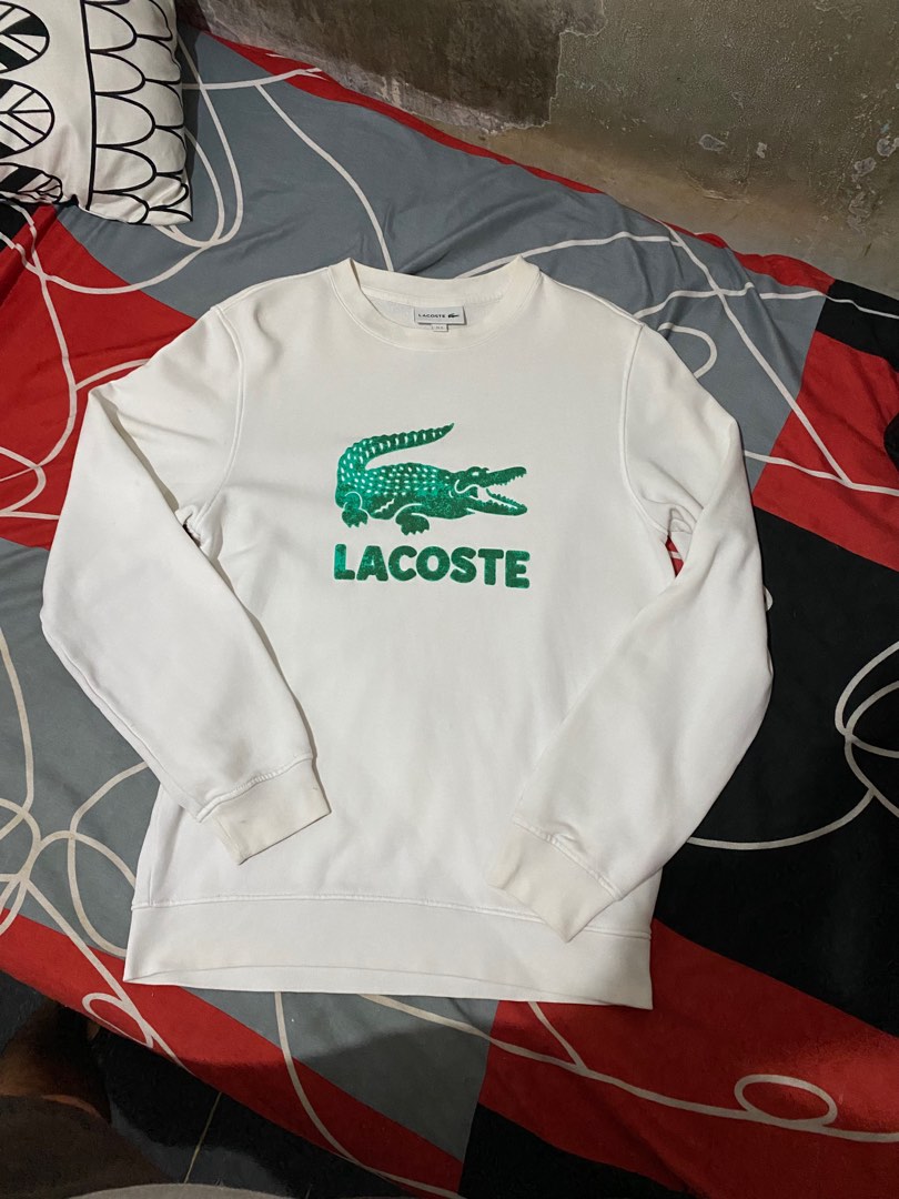 Lacoste big logo, Men's Fashion, Coats, Jackets and Outerwear on Carousell