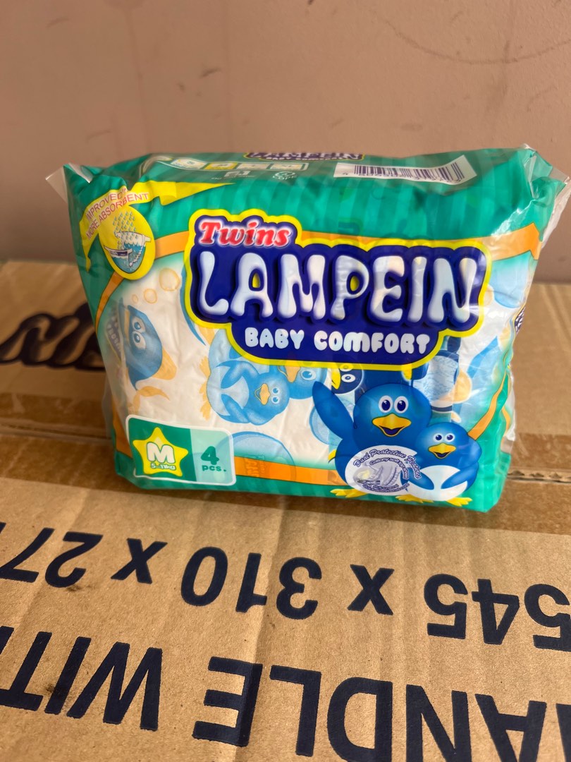 Lampein Baby Diaper Meduim Taped, Babies & Kids, Bathing & Changing ...
