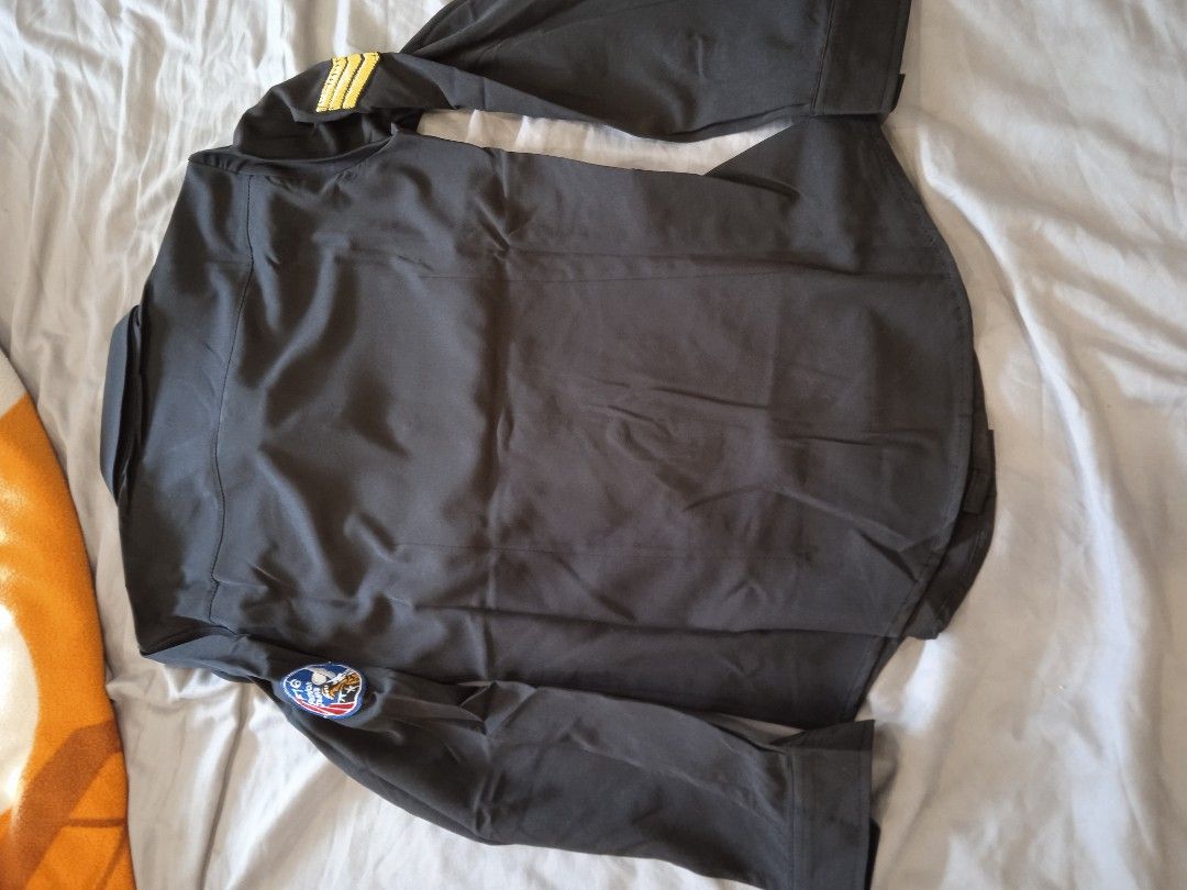 Long Sleeve Pilot Army Shirt, Men's Fashion, Tops & Sets, Formal Shirts ...