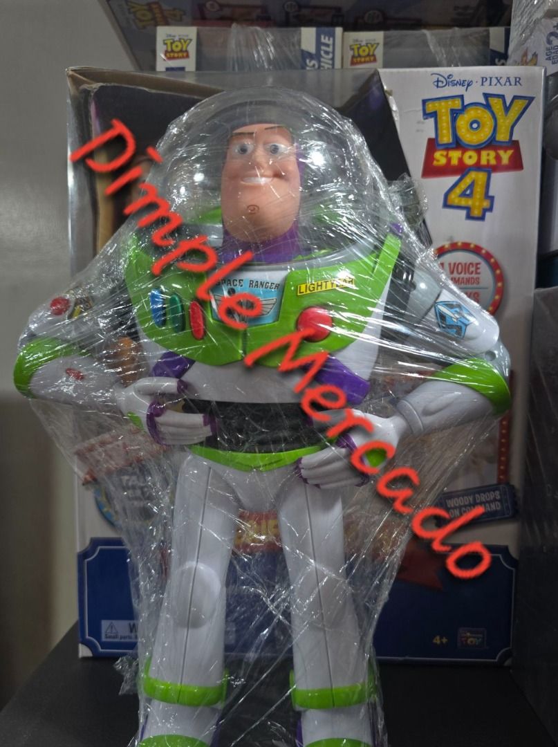Loose: Toy Story 4 Disney Pixar Buzz Lightyear with Interactive Drop ...