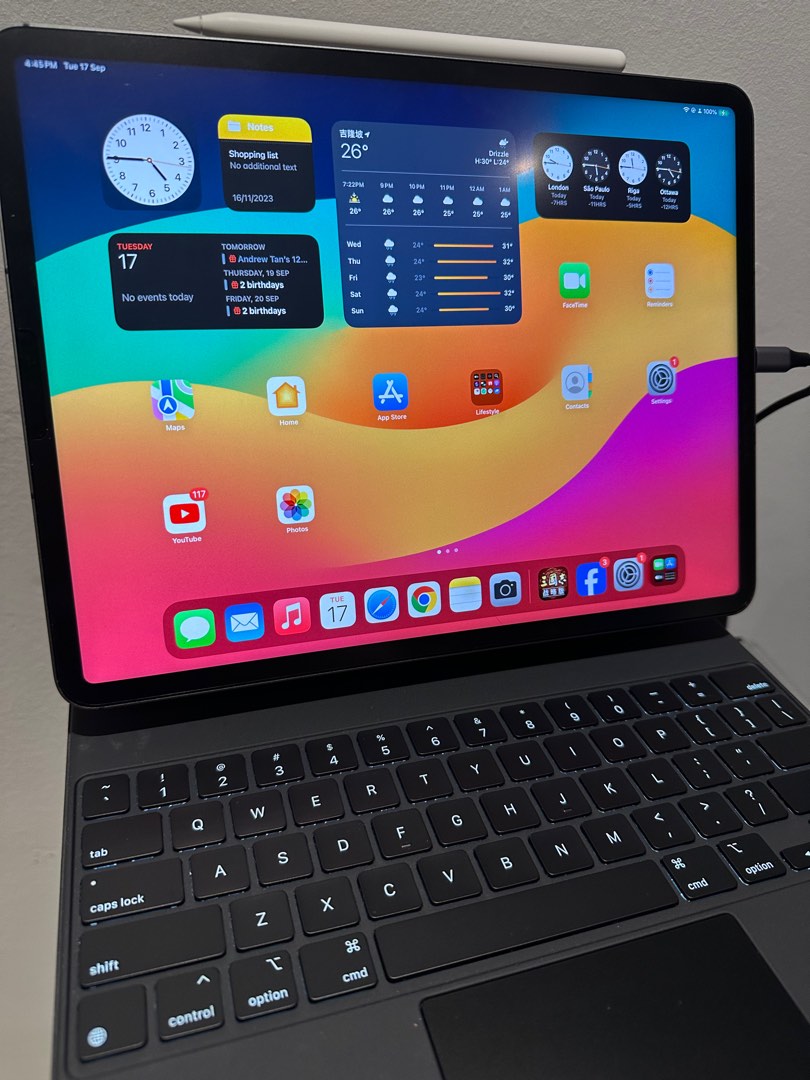 M1 iPad Pro 256GB (WiFi + Cellular) Black 256 GB, Mobile Phones & Gadgets, Tablets, iPad on ...