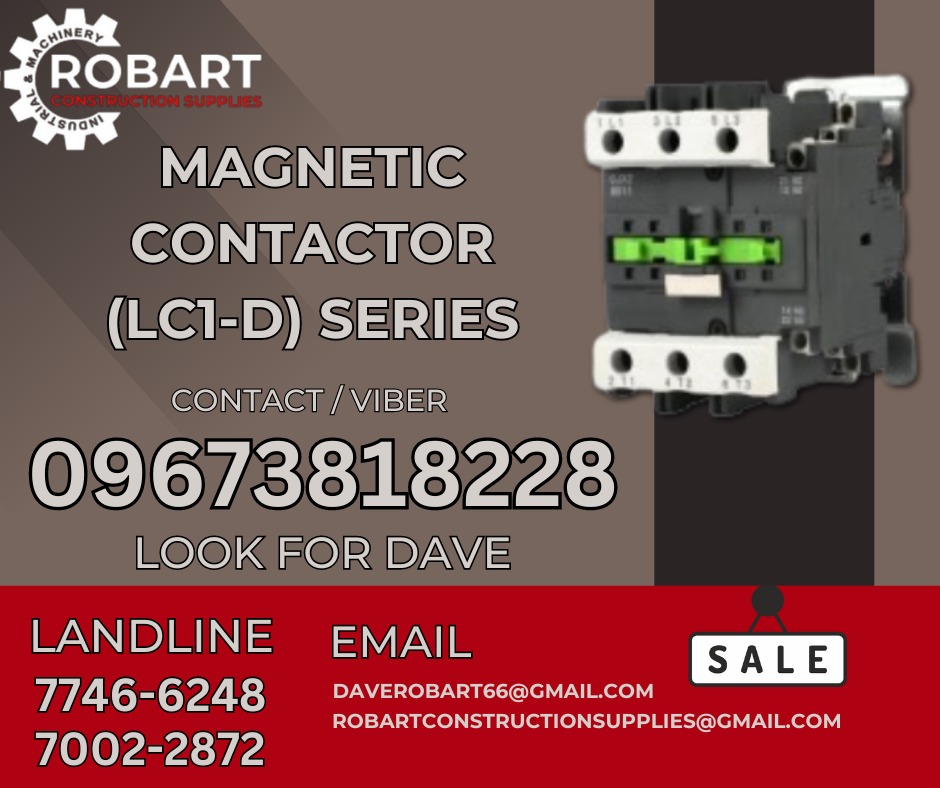 MAGNETIC CONTACTOR LC1-D SERIES, Commercial & Industrial, Industrial ...