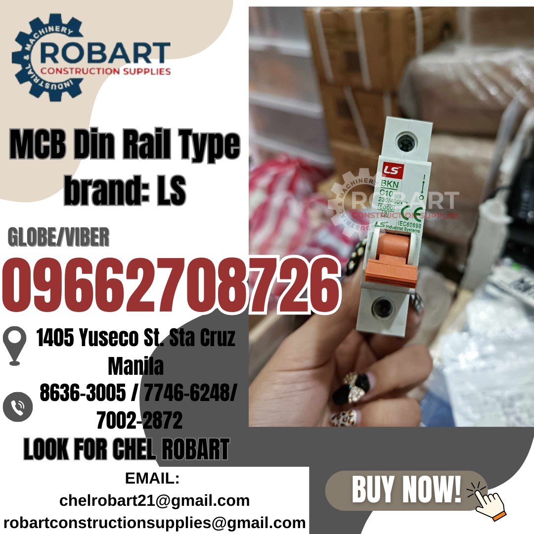 MCB DIN RAIL TYPE, Commercial & Industrial, Construction Tools ...