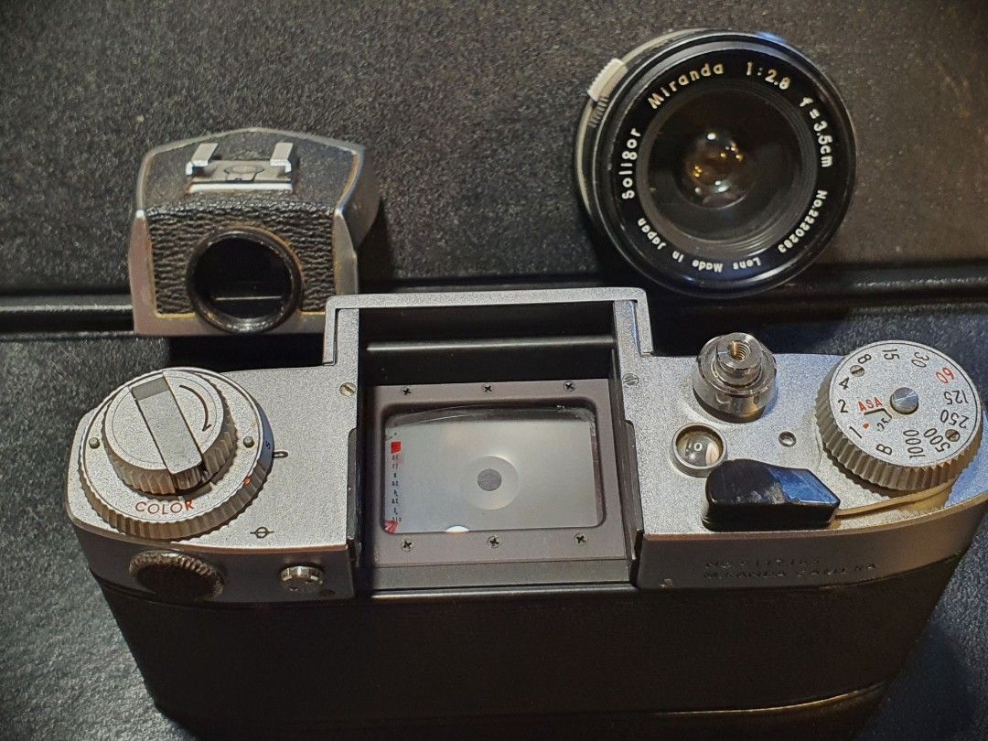 MIRANDA AUTO SENSOREX EE + SOLIGOR MIRANDA 3.5cm f2.8 lens. Miranda ...