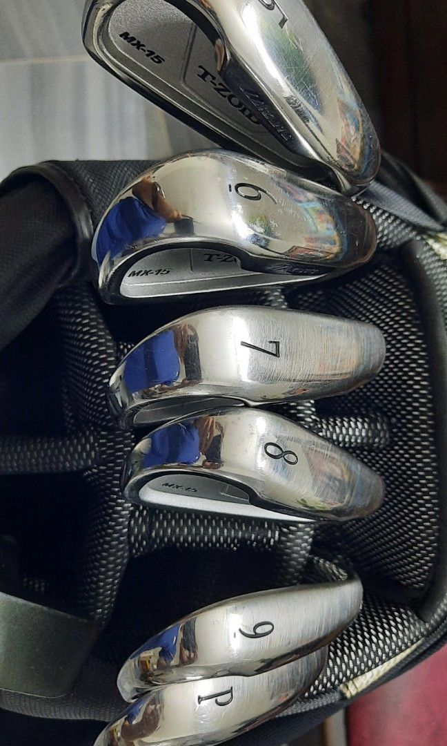 Mizuno MX-15 T-zoid Full Set with Bag, Sports Equipment, Sports & Games ...