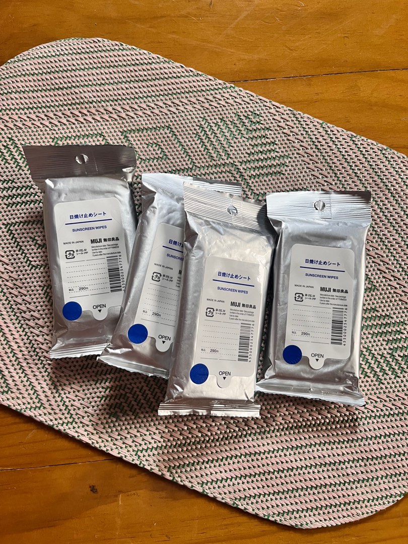 Muji | Sunscreen Wipes, Beauty & Personal Care, Face, Face Care on ...