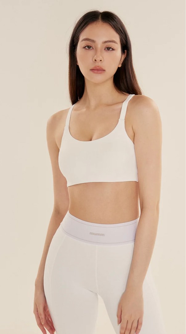 [mumm] 高彈 4cm 織帶交叉美背 BraTop ELASTIC CROSS BACK BRA TOP, 女裝, 運動服裝 - Carousell