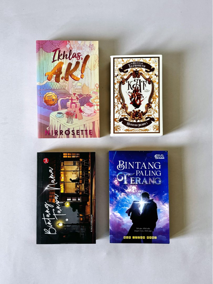 Novel KAF, Bintang Tanpa Nama, Bintang Paling Terang & Ikhlas A.K ...