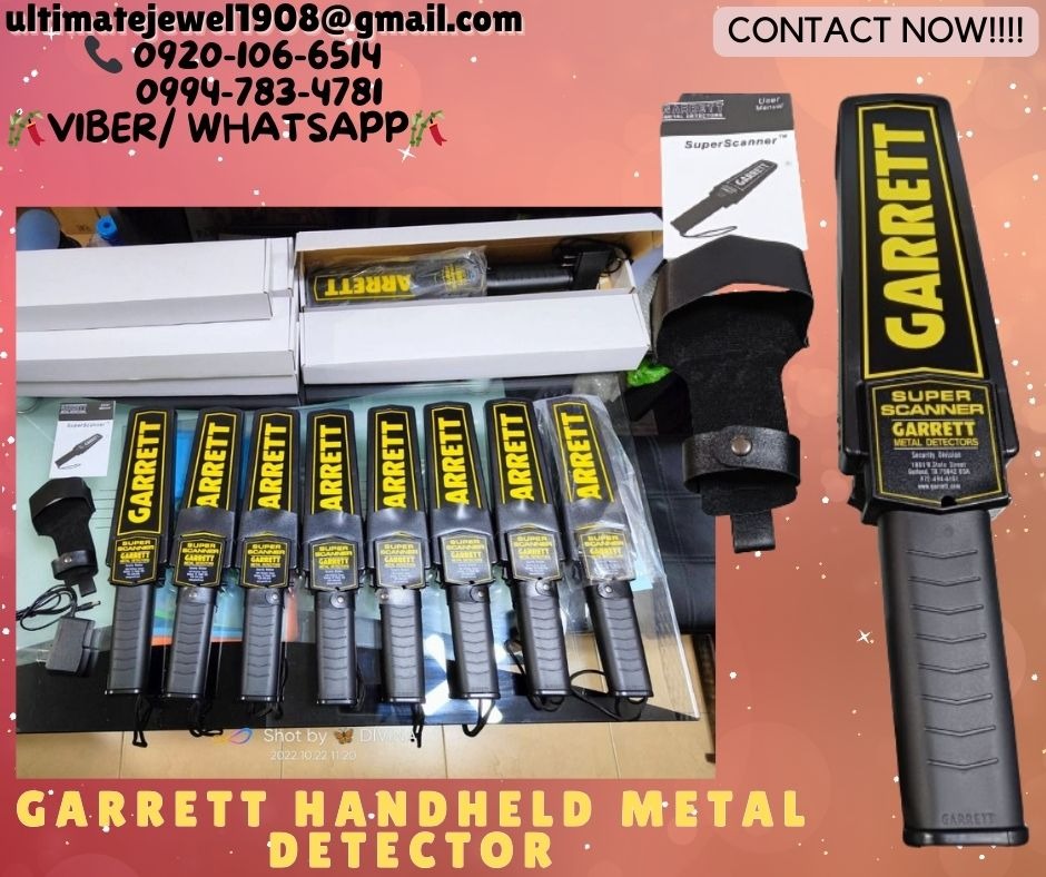 ON-HAND AND BRAND NEW GARRETT HANDHELD METAL DETECTOR SCANNER ...