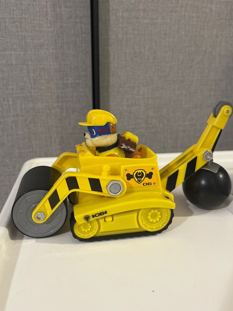 Paw Petrol Rubble Wrecking Ball car, Hobbies & Toys, Toys & Games on ...