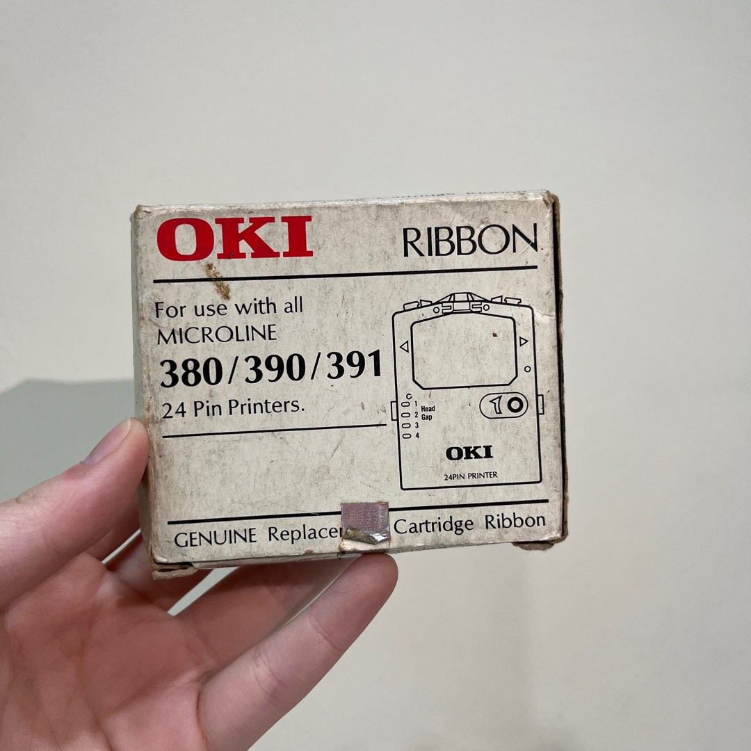 PITA OKI Microline Cartridge Oki Ribbon 24 pin printer (Made in Japan), Elektronik, Lainnya di ...