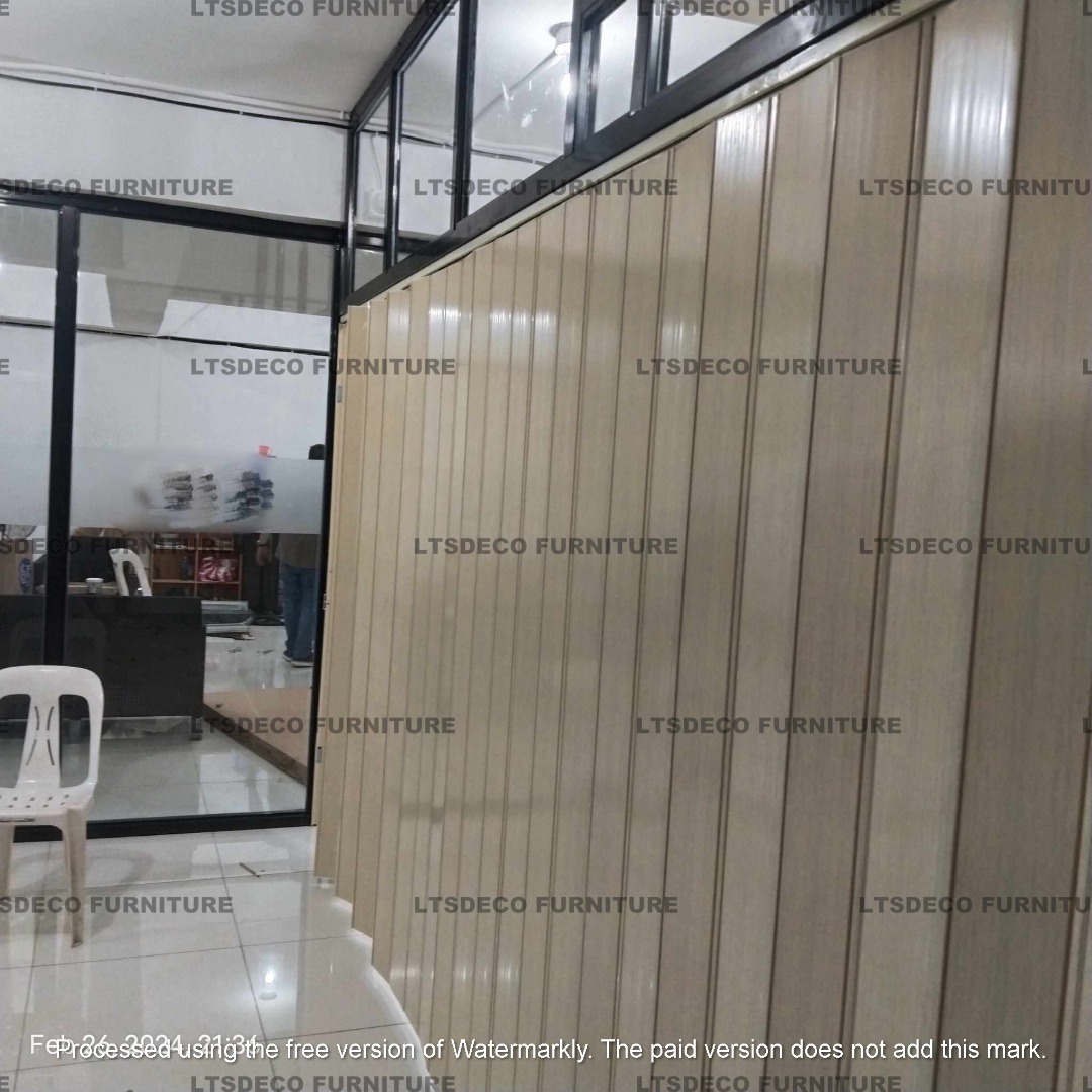 PVC ACCORDION DOOR OFFICE PARTITION, Furniture & Home Living, Office Furniture & Fixtures on ...