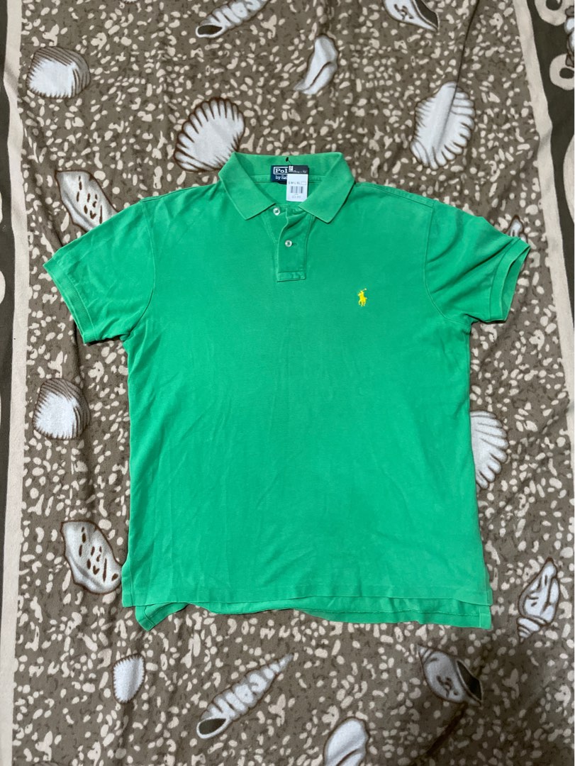 RALPH LAUREN GREEN POLO SHIRT, Men's Fashion, Tops & Sets, Tshirts & Polo Shirts on Carousell