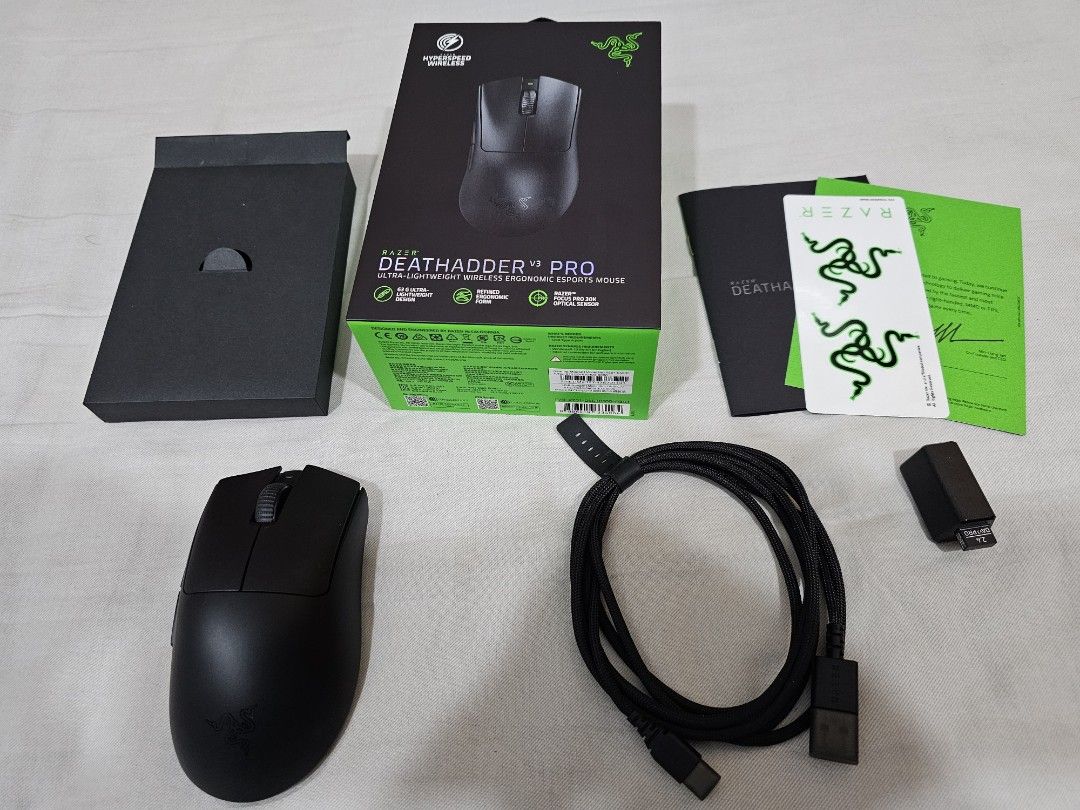 Razer Deathadder v3 Pro, Computers & Tech, Parts & Accessories, Mouse ...