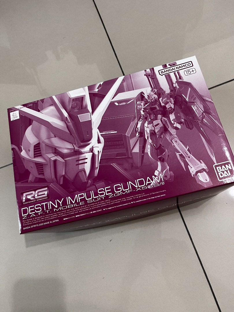 RG Gundam Destiny Impulse, Hobbies & Toys, Toys & Games on Carousell
