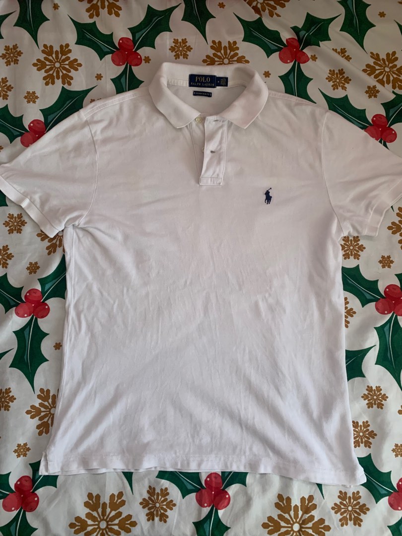 RL White Polo Shirt Blue Tag, Men's Fashion, Tops & Sets, Tshirts ...
