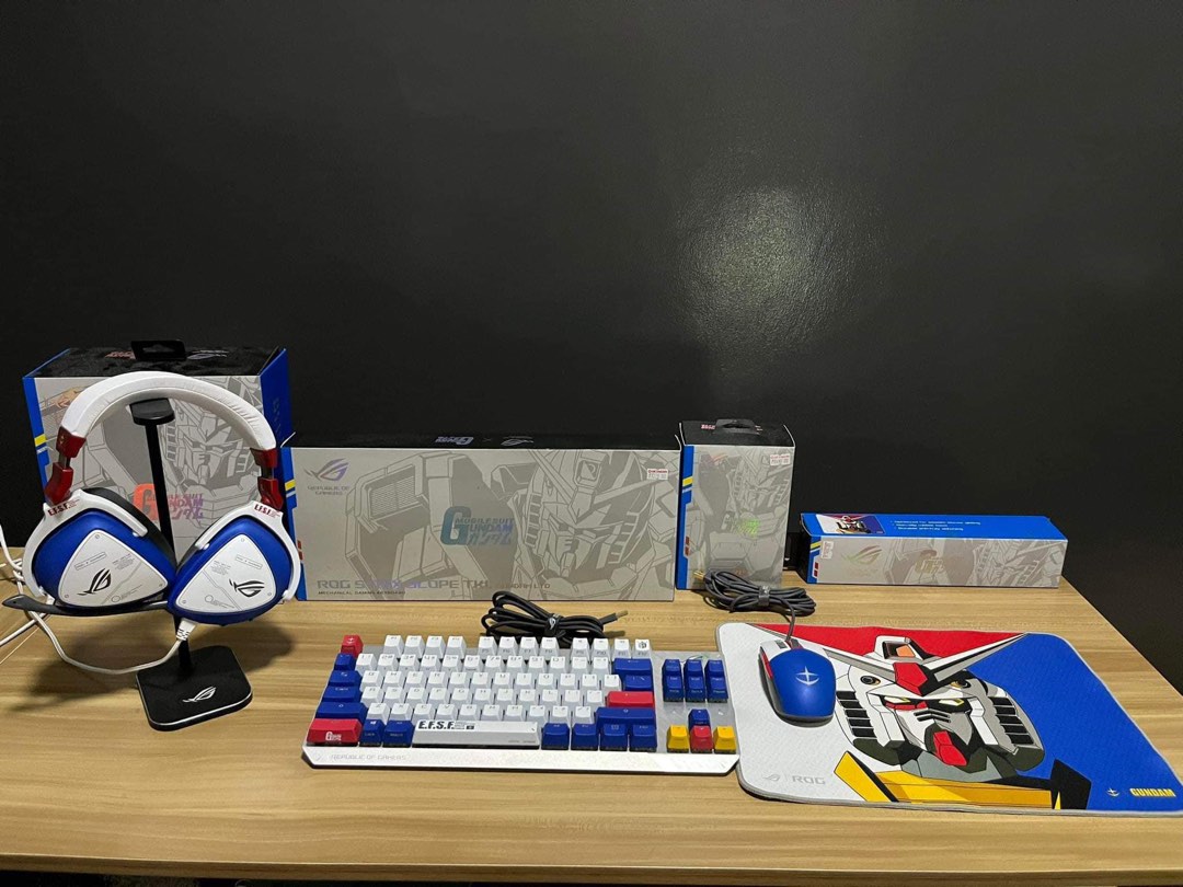 ROG Gundam Edition Gaming Set, Computers & Tech, Parts & Accessories ...