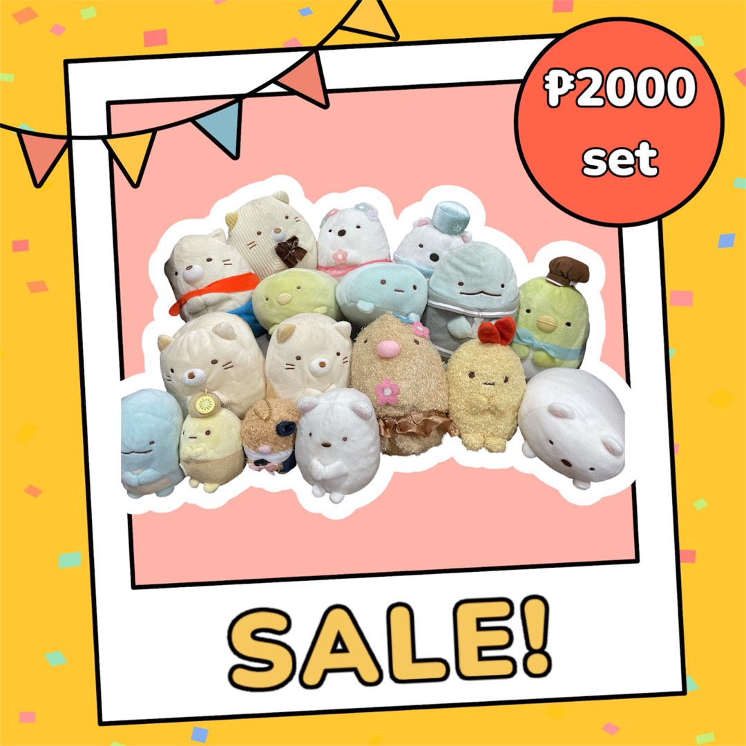 San-X Sumikko Gurashi Mcdo Plush Mochi Mallow type Vintage Collectibles ...