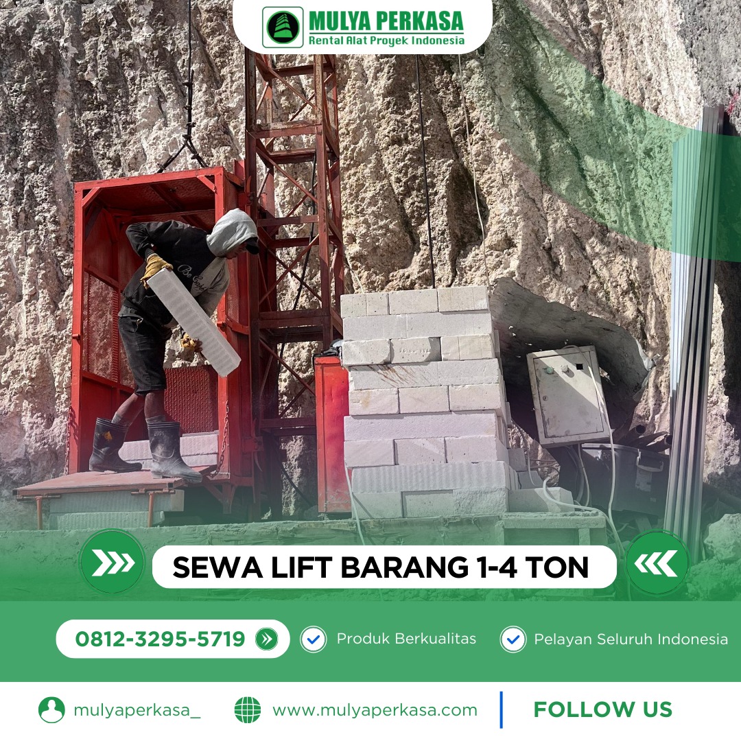 SEWA LIFT BARANG | LIFT PROYEK | PASSENGER HOIST | ALIMAK | LIFT ...