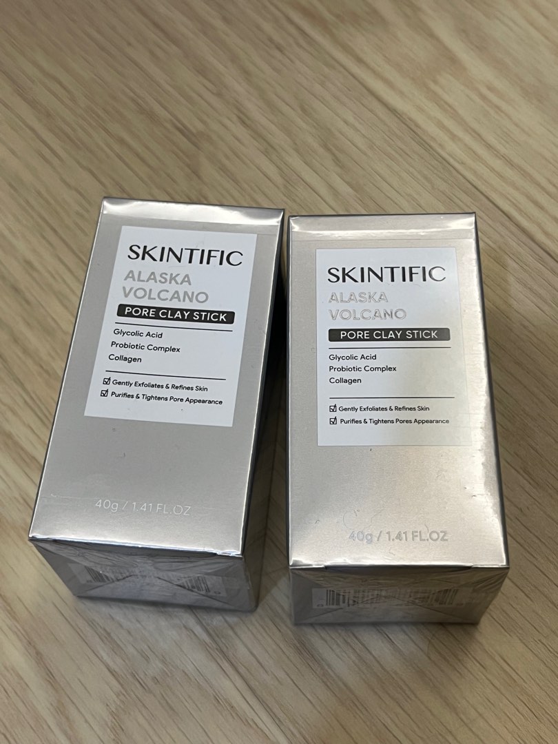 Skintific Alaska Volcano Pore Clay Stick 40g, Beauty & Personal Care ...