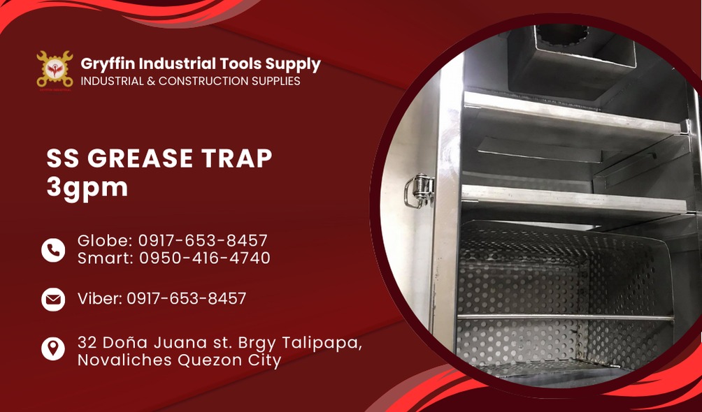 SS GREASE TRAP 3gpm, Commercial & Industrial, Industrial Equipment on Carousell