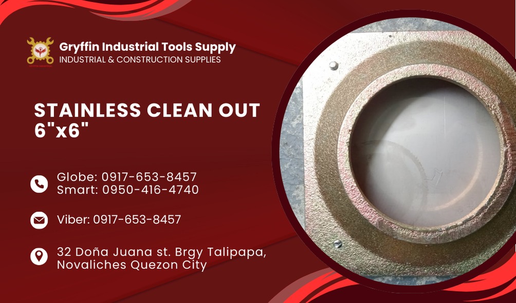 STAINLESS CLEAN OUT 6"x6", Commercial & Industrial, Industrial ...