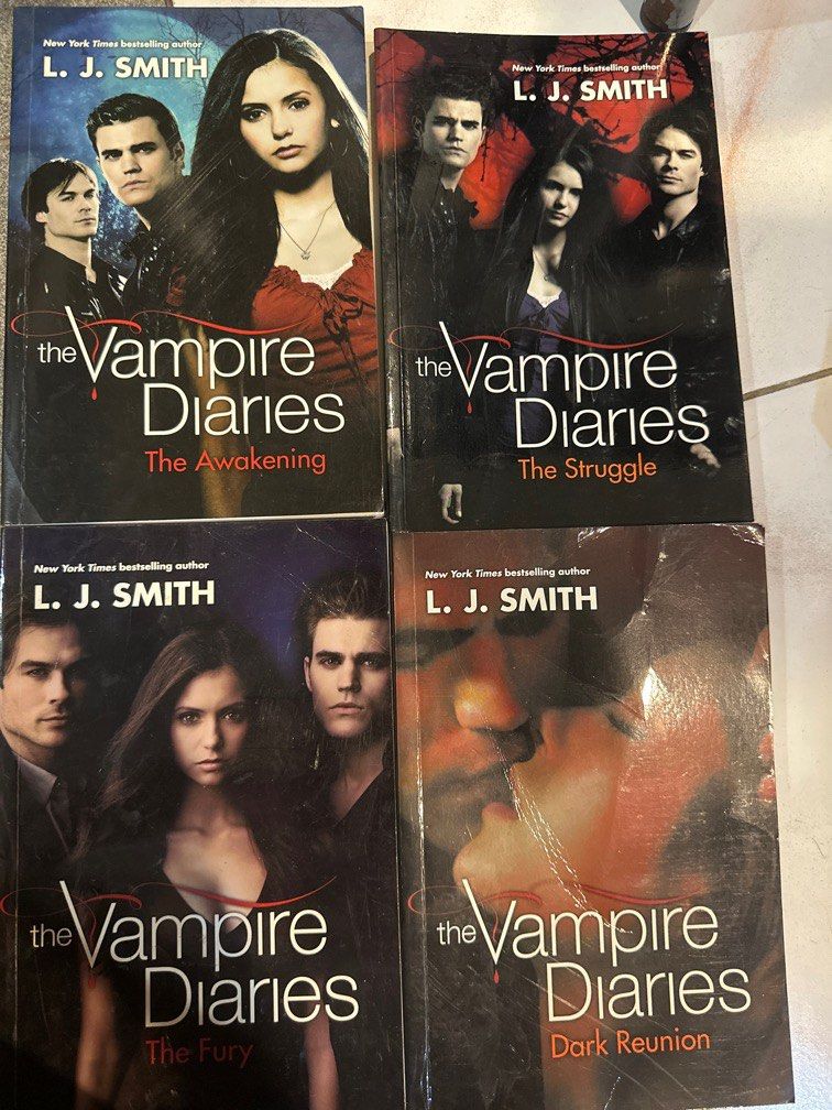 The vampire diaries set - volume 1-4, Hobbies & Toys, Books & Magazines ...