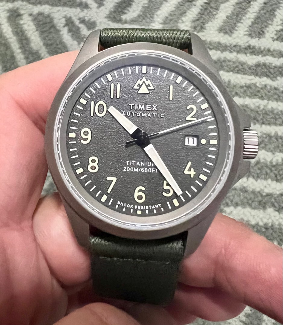Timex expedition north titanium, Men's Fashion, Watches & Accessories ...