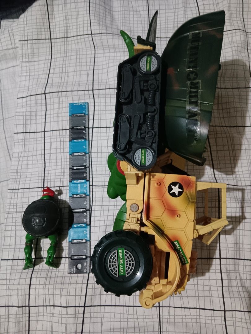 TMNT 1992 Teenage Mutant Ninja TURTLES MUTATIONS TANK Rare Vintage Toy ...