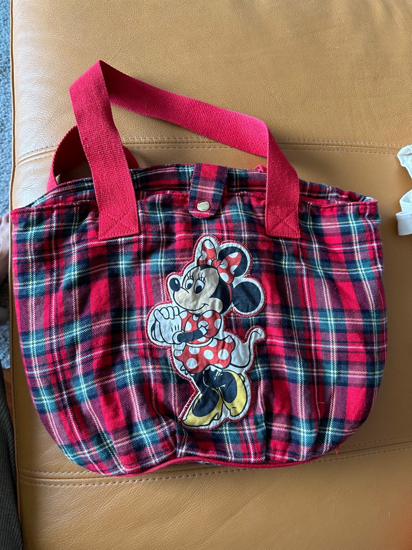Tokyo Disney Minnie Mouse Tote Bag, Women's Fashion, Bags & Wallets ...
