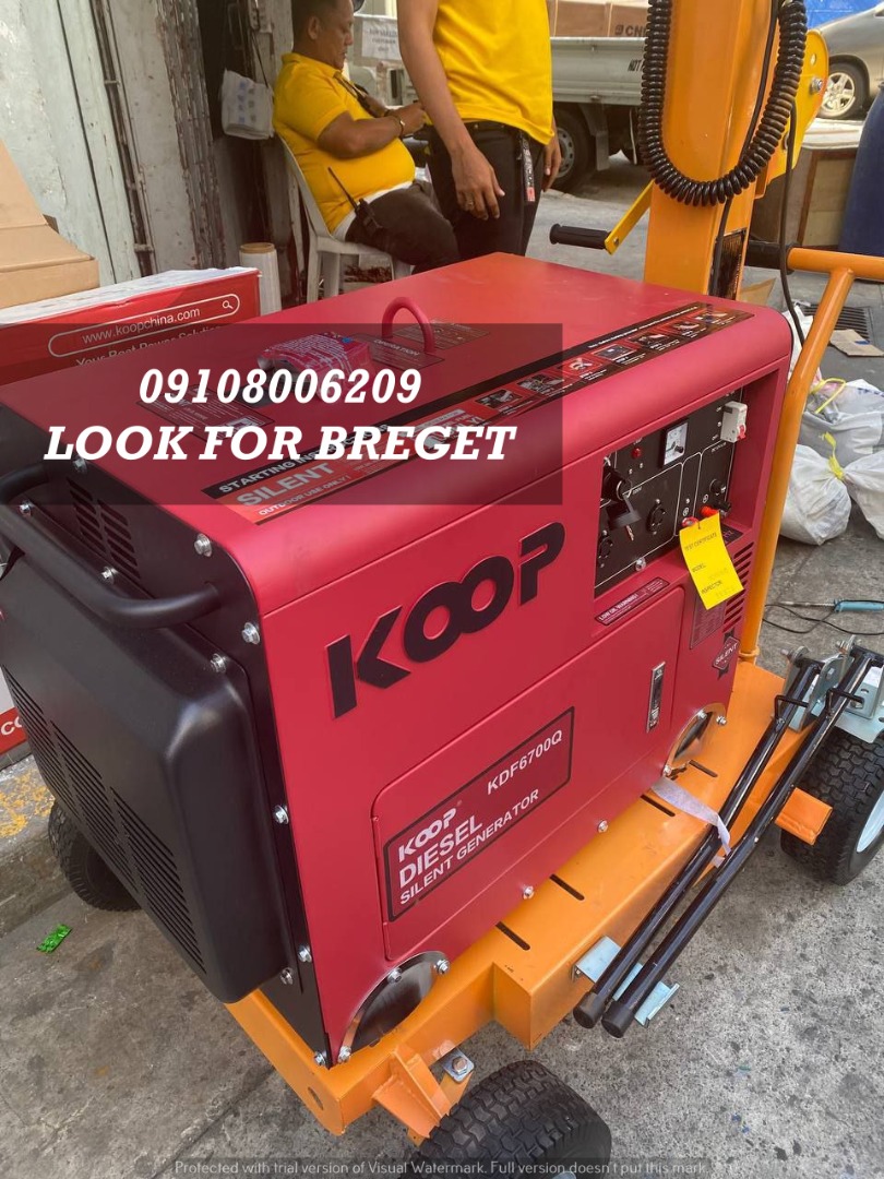 Toyoyama Tower Light with Koop Silent Generator, Commercial ...