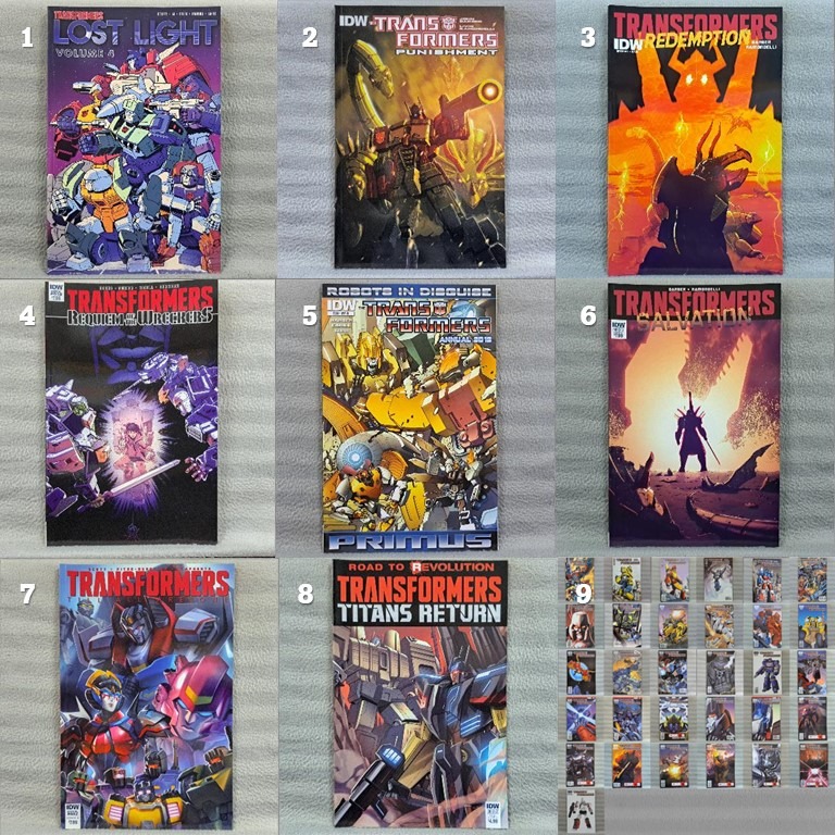 Transformers: Lost Light TPB #4, Punishment #0, Redemption #1, Requiem ...