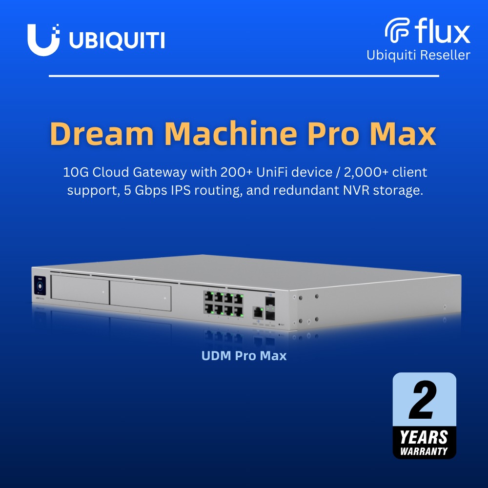 Ubiquiti Unifi Dream Machine Pro Max ( UDM-Pro-Max ) - Cloud Gateway ...