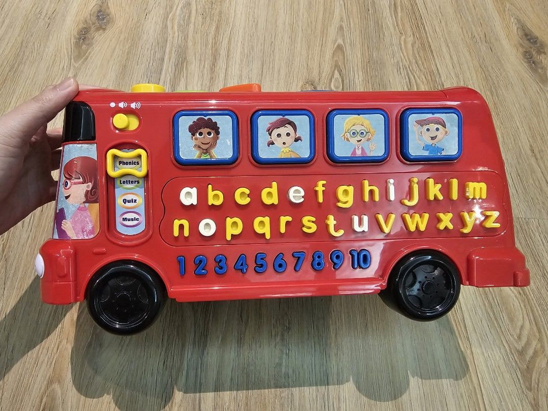 VTech Playtime Bus With Phonics, Hobbies & Toys, Toys & Games on Carousell
