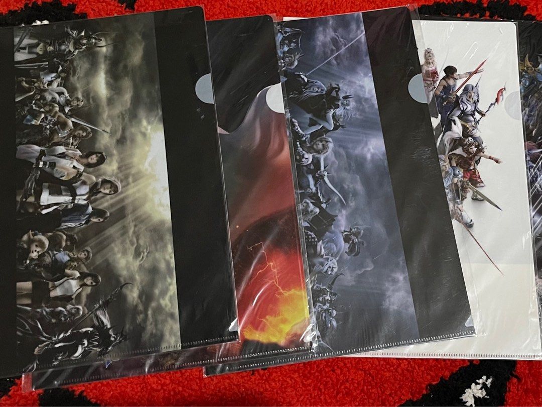 WTS FINAL FANTASY FILE SET A4 SIZE, Hobbies & Toys, Stationery & Craft ...
