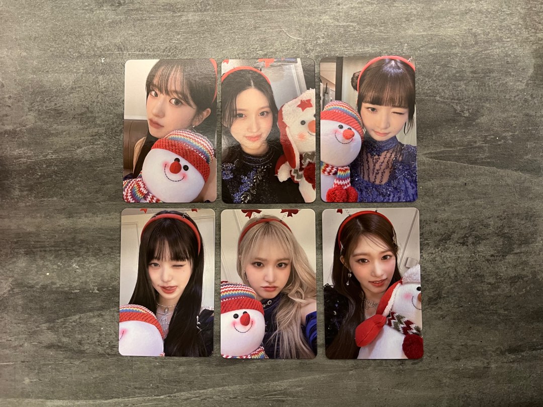 WTS IVE YUJIN GAEUL REI WONYOUNG LIZ LEESEO SOUNDWAVE SW CHRISTMAS PHOTOCARDS, Hobbies & Toys ...