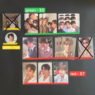 [wts/wtt] nct djj dojaejung random trading card doyoung Jaehyun Jungwoo ...