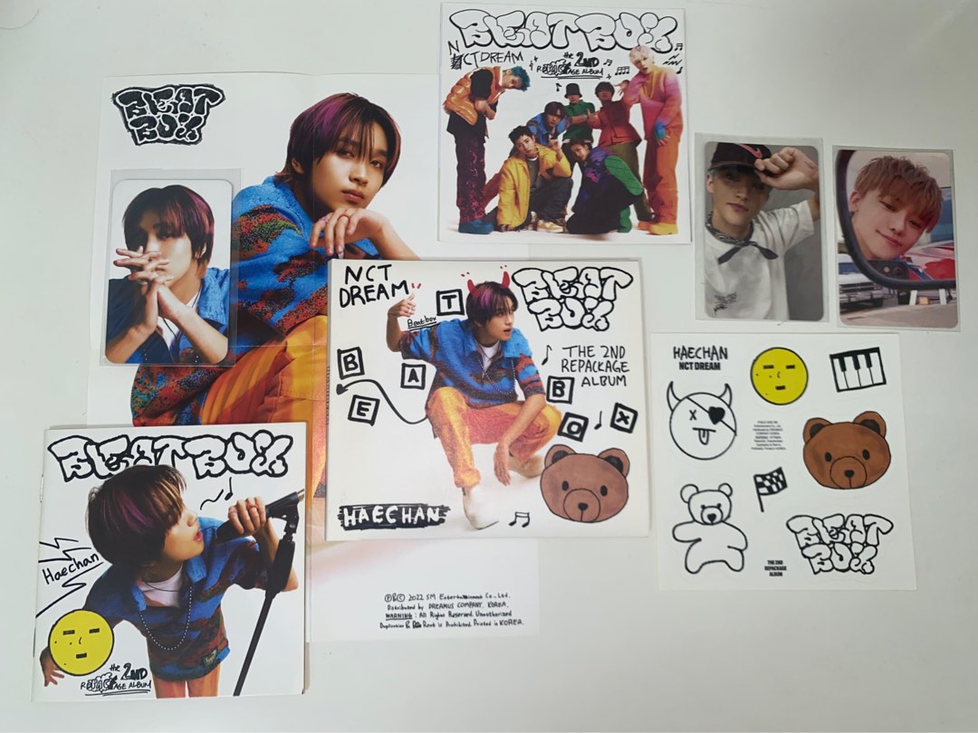 WTS NCT DREAM BEATBOX DIGIPACK HAECHAN VER. (UNSEALED & FULL INCLUSION ...