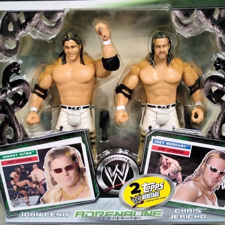 WWE Johnny Nitro and Joey Mercury Action Figure Adrenaline Series 16 ...