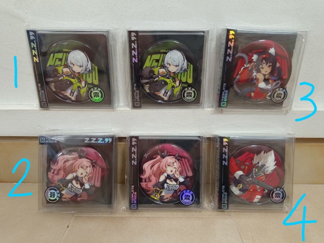 ZZZ Official MIHOYO Zenless Zone Zero Cunning Hares Badge (Anby, Nicole ...