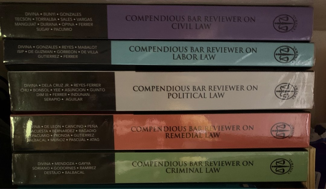 2023 Divina Compendious Bar Reviewer, Hobbies & Toys, Books & Magazines ...